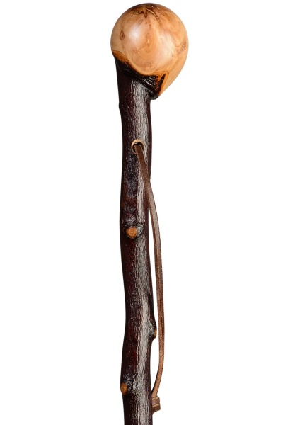 Applewood Rambler Coppice Knobstick with Alpine Spike | Stick & Cane Shop