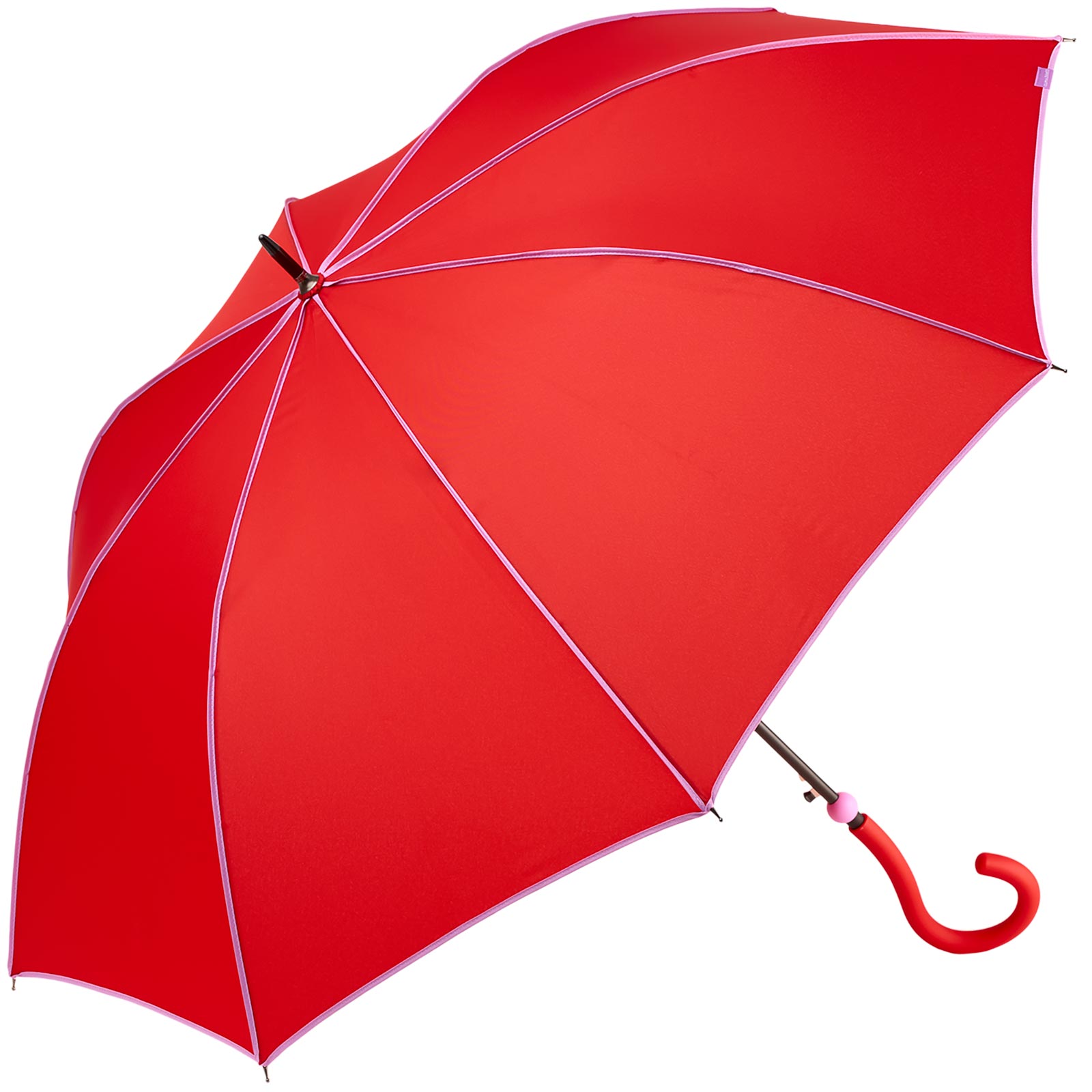 Clima Bisetti Joy Ladies Walking Length Umbrella with UVP +50 - Scarlet ...