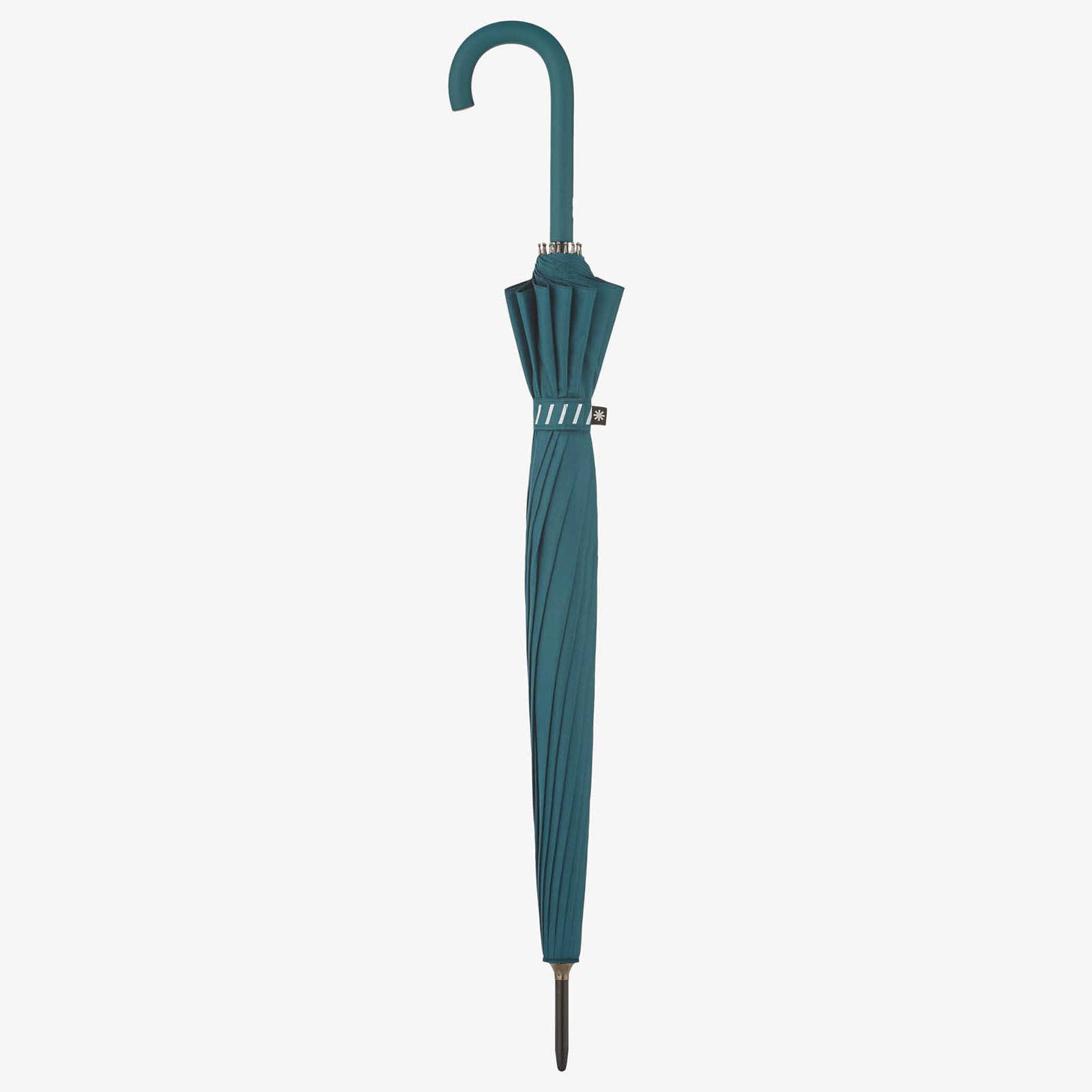 Bisetti Setze 16 Rib Ladies Long UVP Umbrella - Dark Teal | Stick ...