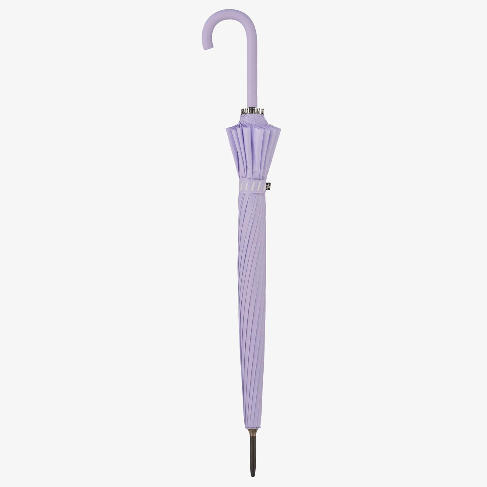 Bisetti Setze 16 Rib Ladies Long UVP Umbrella - Lilac | Stick & Cane Shop
