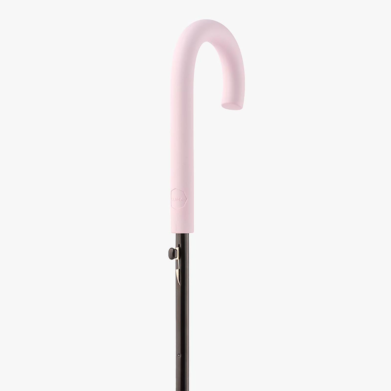 Bisetti Setze 16 Rib Ladies Long UVP Umbrella - Soft Pink | Stick ...