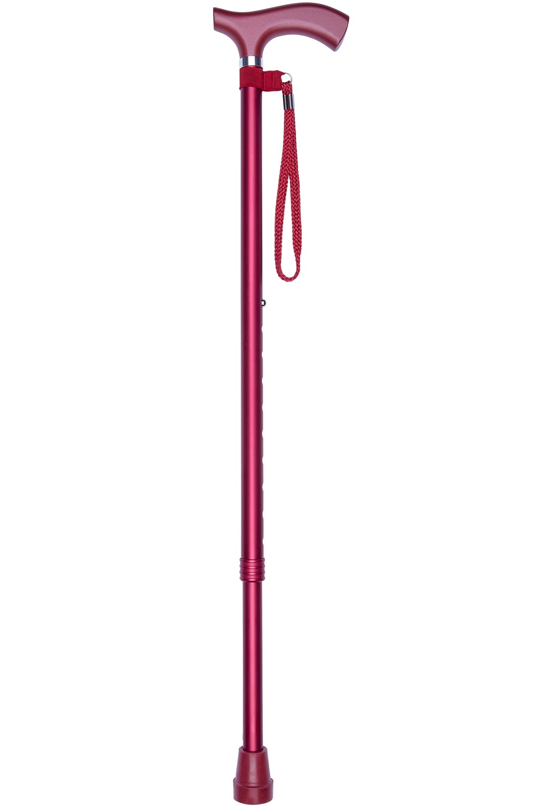 Comfort Crutch Adjustable Walking Stick - Red Pearl | Stick & Cane Shop