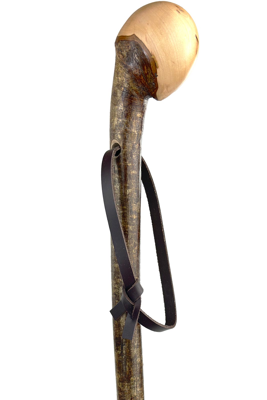 Hazel Rambler Knobstick – Handmade Rustic Walking Stick | Stick & Cane Shop