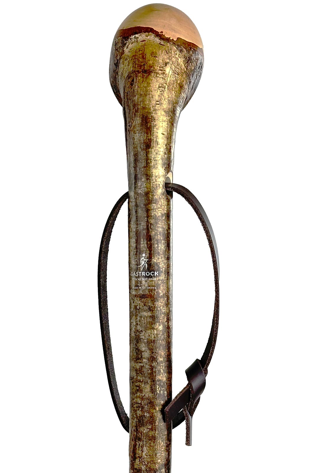 Hazel Rambler Knobstick – Handmade Rustic Walking Stick | Stick & Cane Shop
