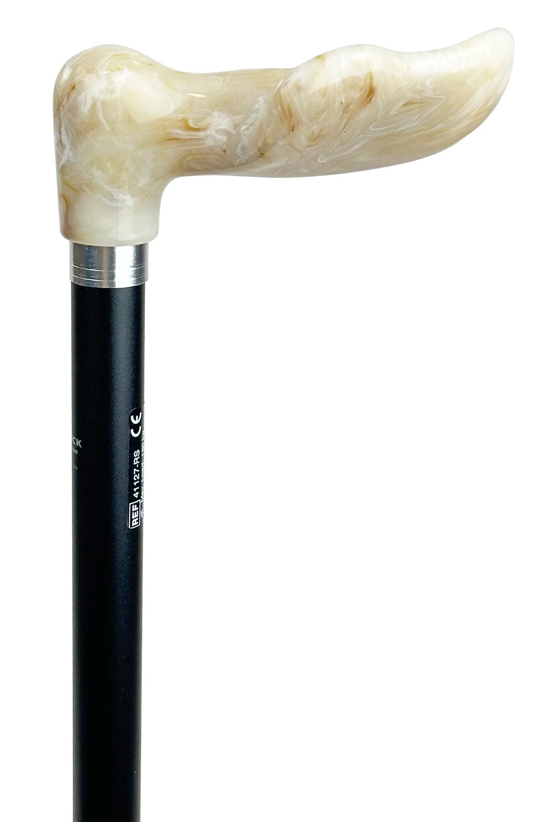 Comfortable Right-Handed Walking Stick – Marble Fischer Handle | Stick ...