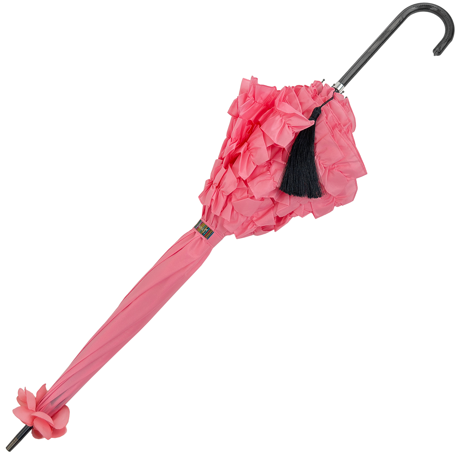Boutique Triple Frill Umbrella by Soake - Pink | Stick & Cane Shop