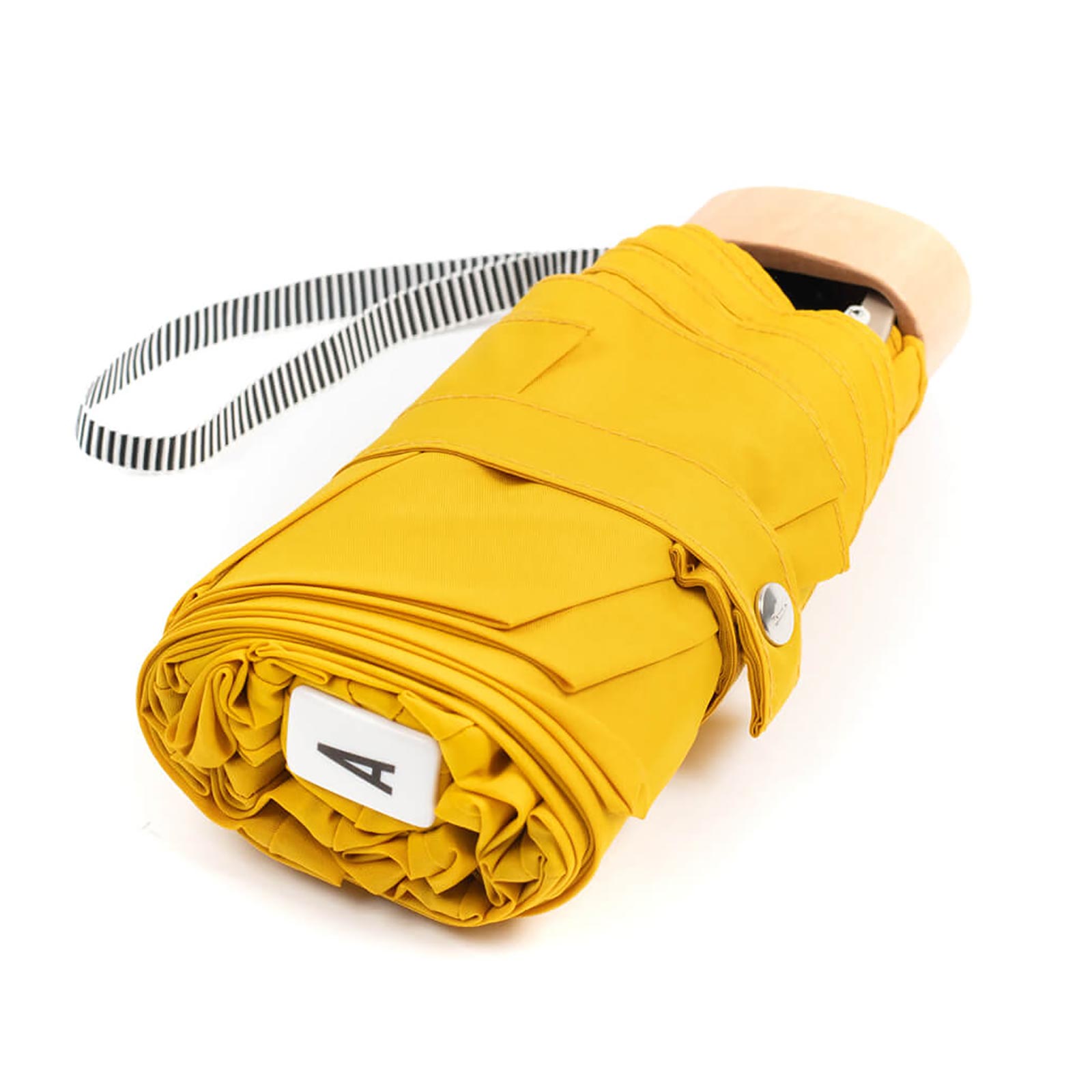 Yellow Folding Compact Umbrella by Anatole of Paris – MARTIN | Stick ...