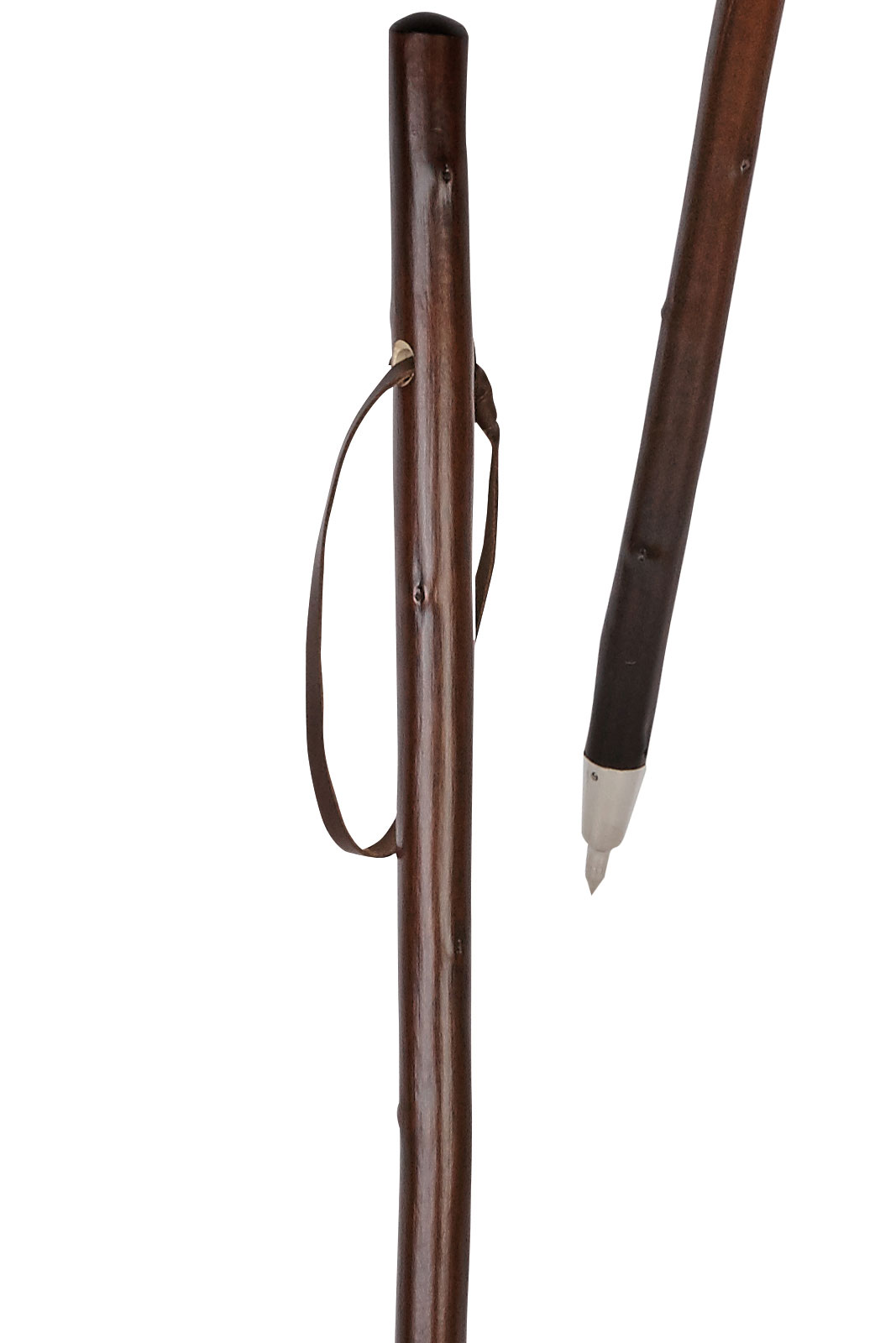 Chestnut Hiking Stave with Alpine Spike | Stick & Cane Shop
