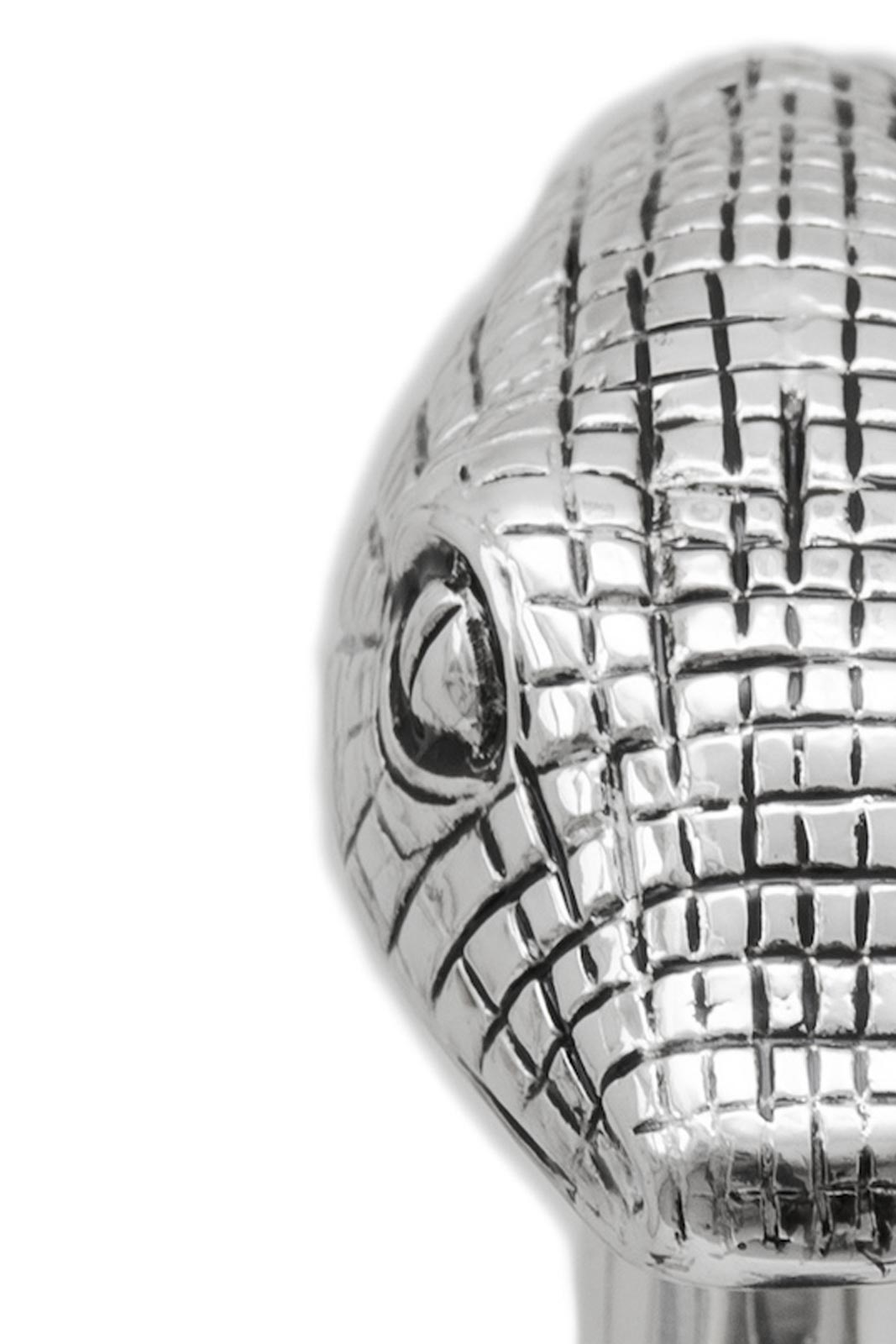 Silver Plated Snake Dress Cane by Pasotti | Stick & Cane Shop