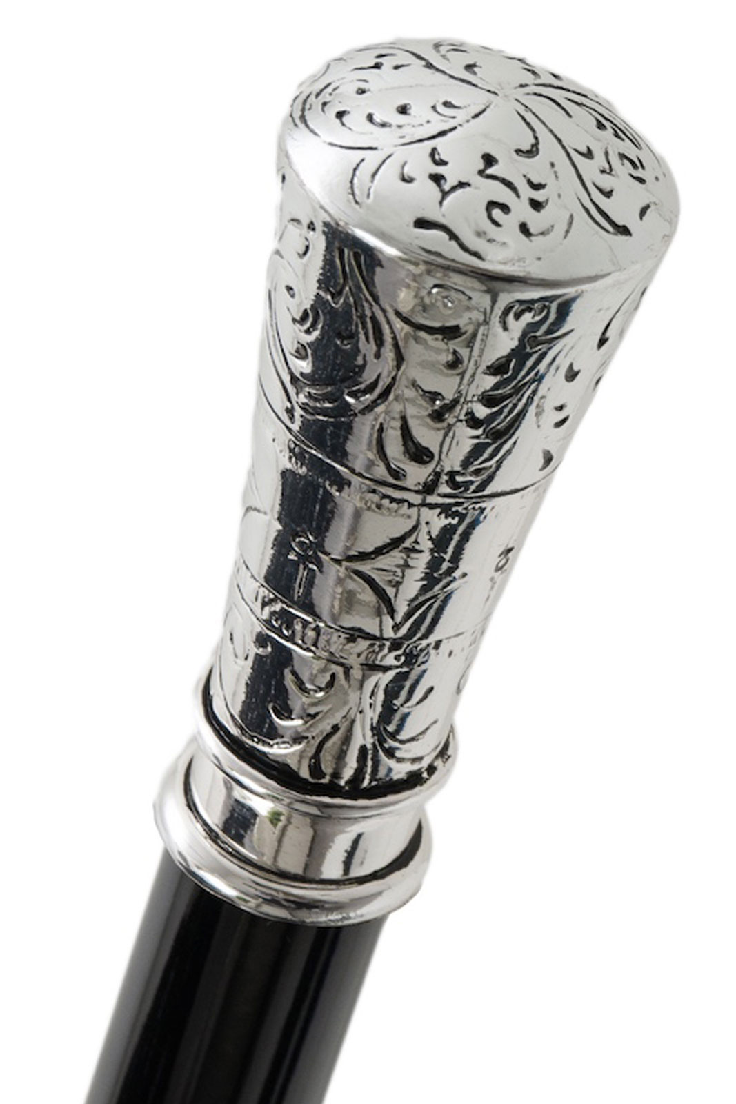 Classic Silver Plated Milord Collectors Cane by Pasotti | Stick & Cane Shop