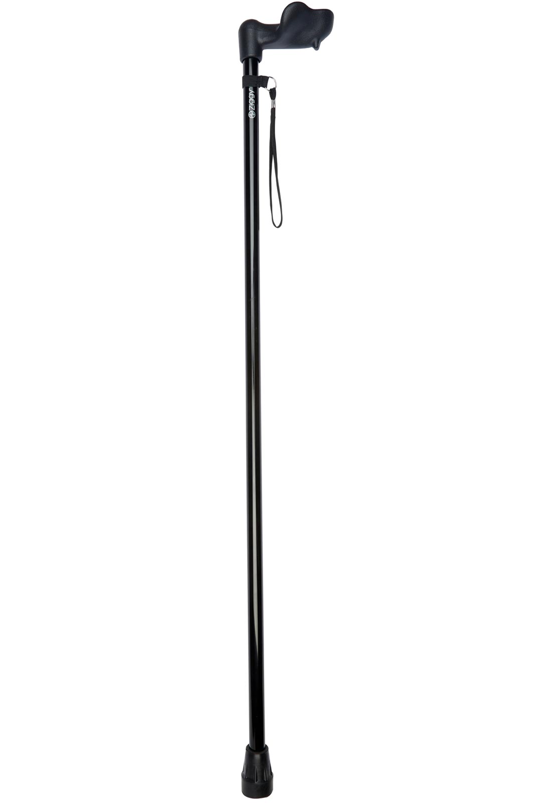 Black Extra Long & Strong Right Handed Anatomical Fisher Walking Stick ...