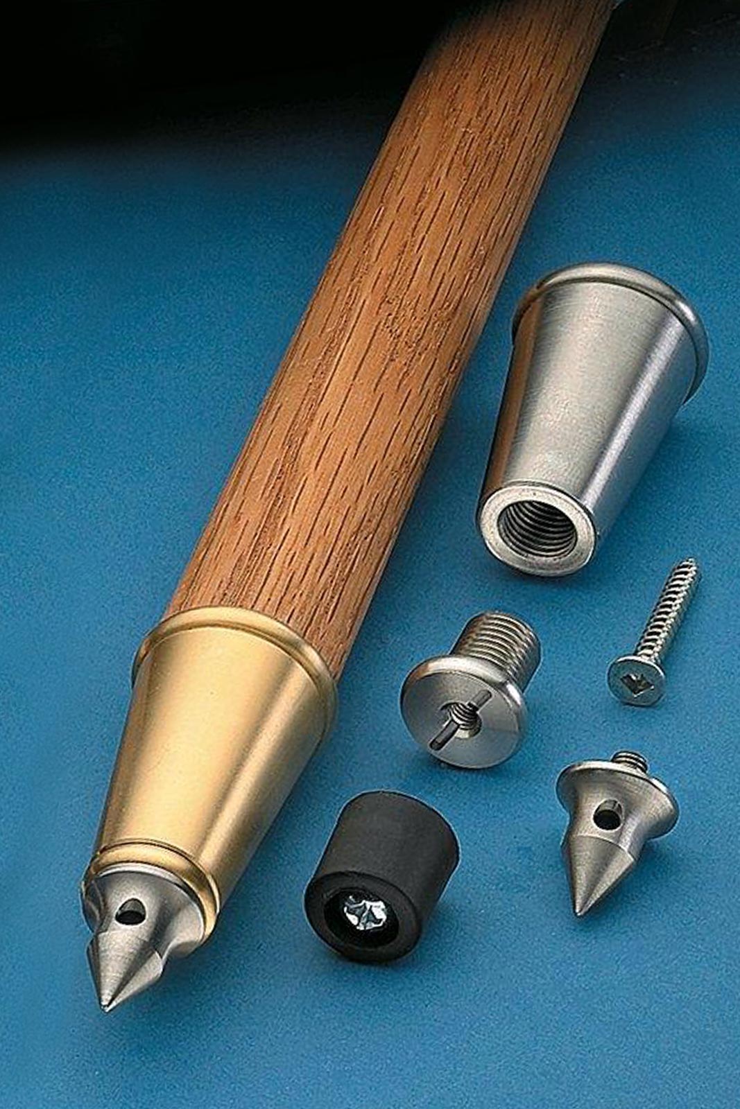 Veritas Large Stainless Steel Cane & Staff Tip from Lee Valley with ...