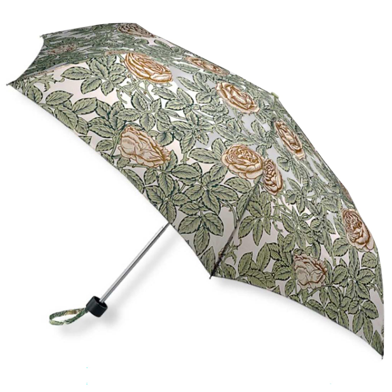 Morris & Co Superslim Mini Folding UVP 50+ Umbrella - Rambling Rose ...