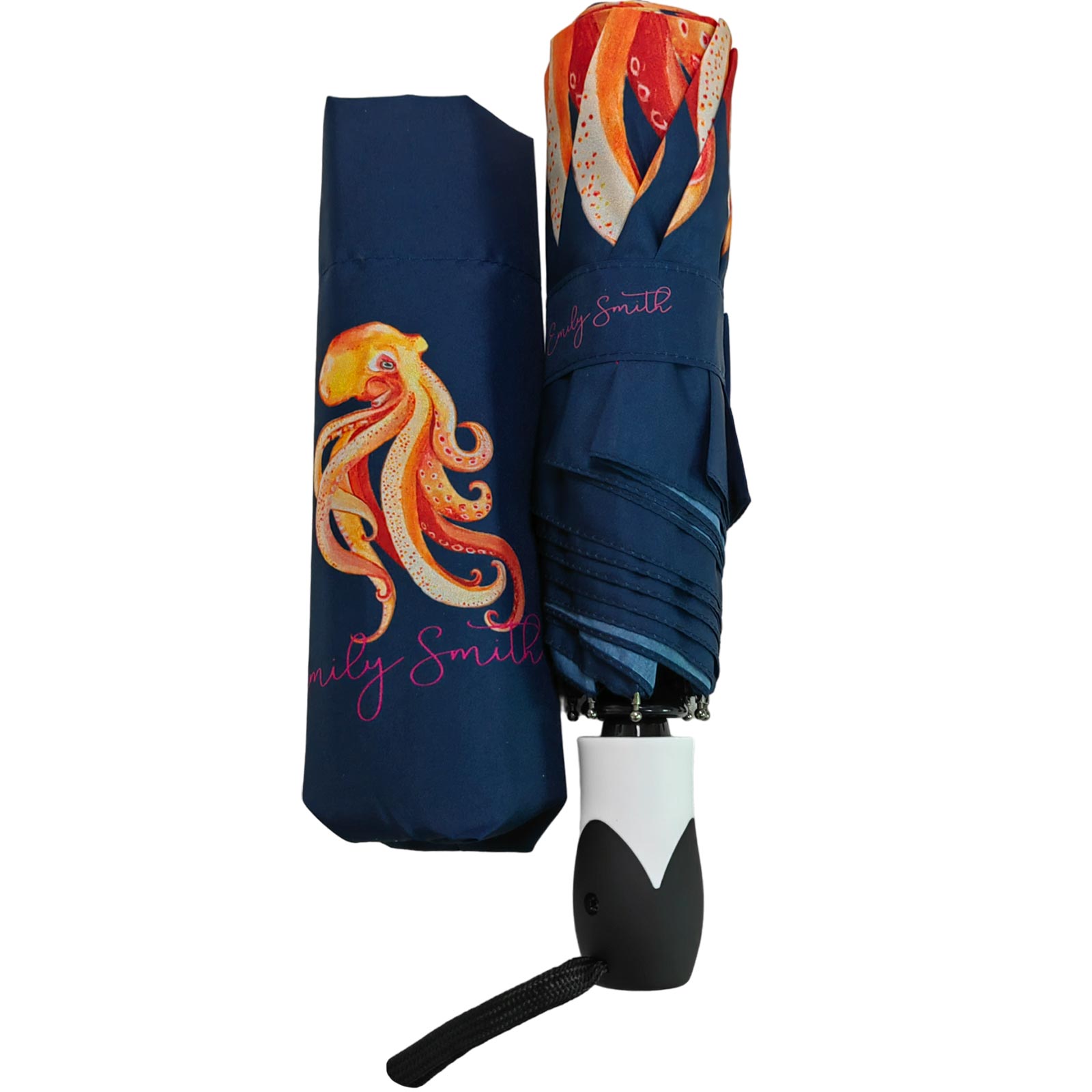 Emily Smith O&C Folding Umbrella - Oscar the Octopus | Stick & Cane Shop