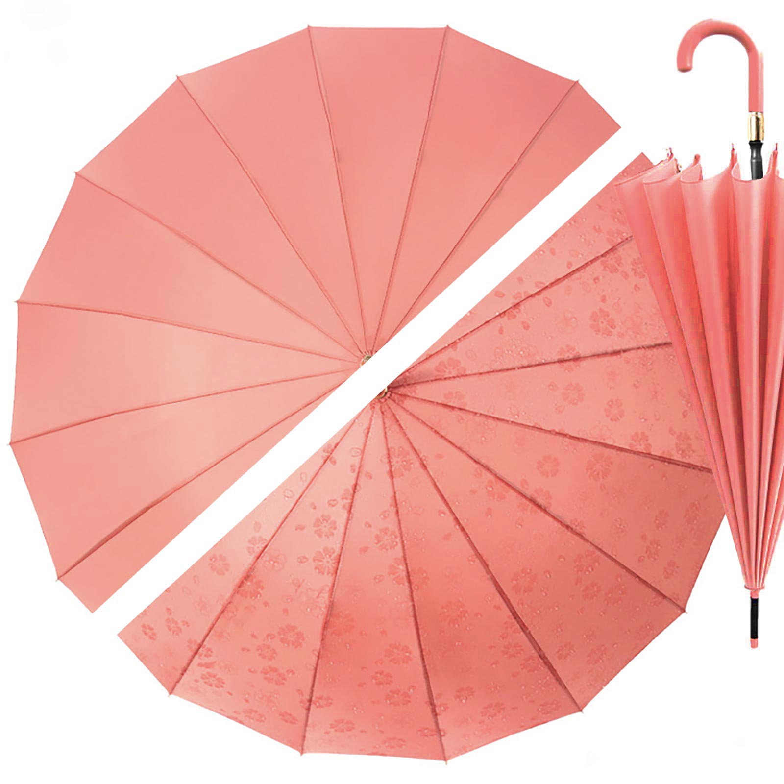 Large pink umbrella store