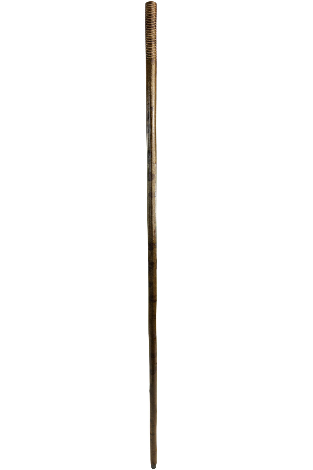 Handcrafted Hazel Hiking Stick with Carved Grooved Grips | Stick & Cane ...