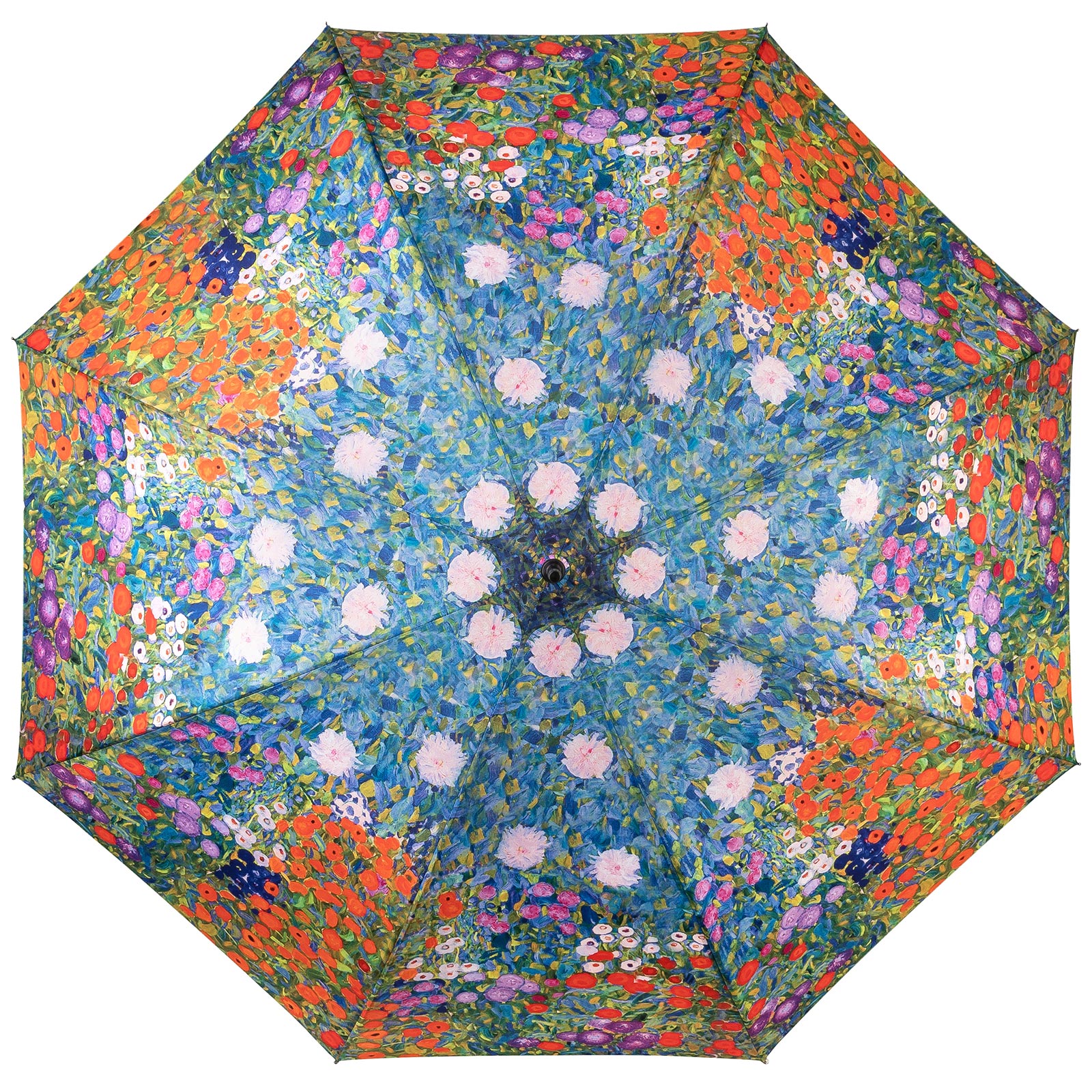 Gustav Klimt Peasant Garden Auto Walking Length Art Umbrella | Stick ...