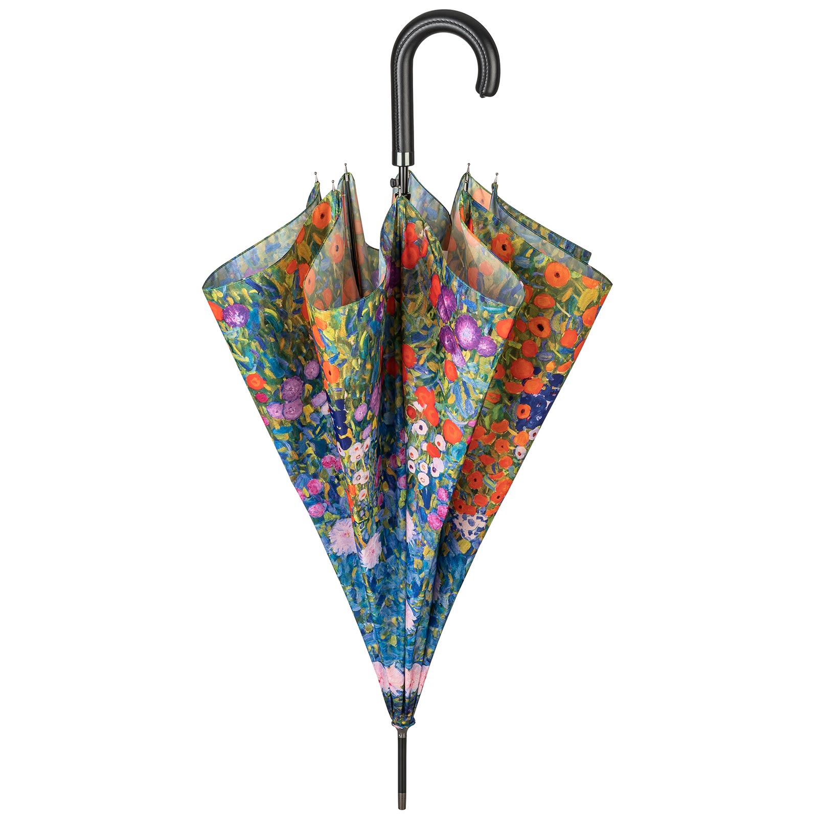 Gustav Klimt Peasant Garden Auto Walking Length Art Umbrella | Stick ...