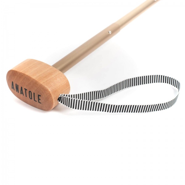 Yellow Folding Compact Umbrella by Anatole of Paris – MARTIN | Stick ...