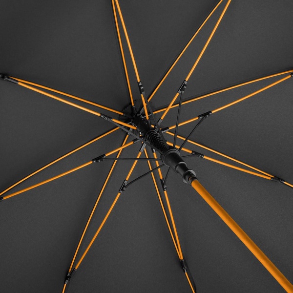 Black & Orange Performance Windfighter Auto Open Golf Umbrella | Stick ...