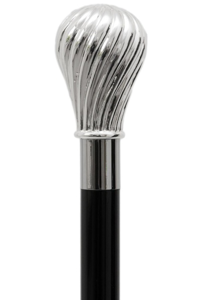 Silver Plated Snake Dress Cane by Pasotti | Stick & Cane Shop